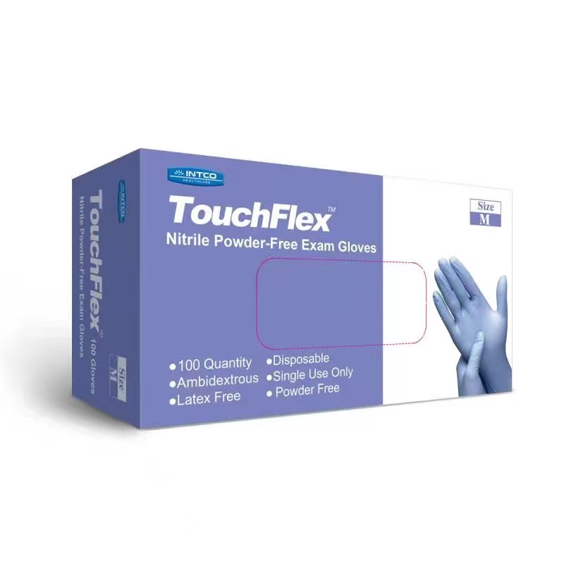 Intco TouchFlex Nitrile Exam Gloves, Chemo-Rated, Powder Free and Latex ...