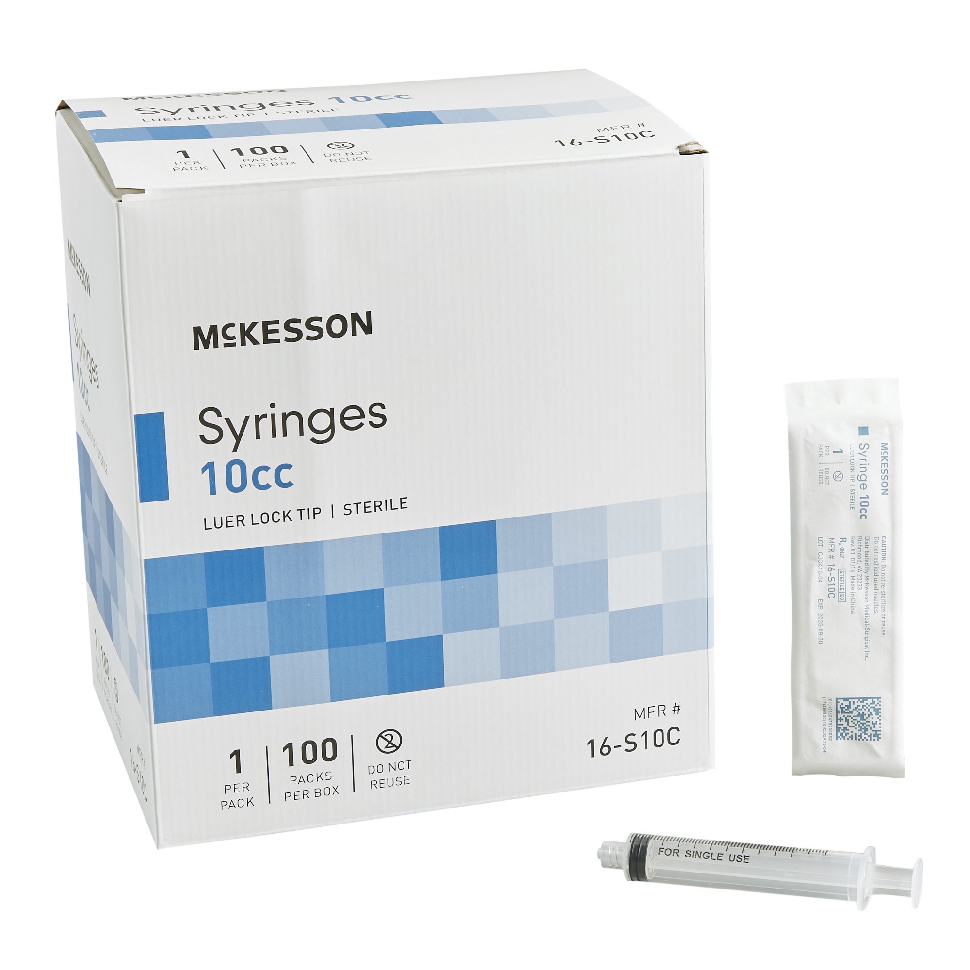 General Purpose Syringe McKesson 10 mL Luer Lock Tip Without Safety ... General Purpose Syringe McKesson 10 mL Luer Lock Tip Without Safety ...
