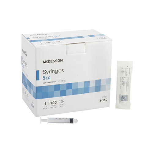 General Purpose Syringe McKesson 5 mL Luer Lock Tip Without Safety ... General Purpose Syringe McKesson 5 mL Luer Lock Tip Without Safety ...