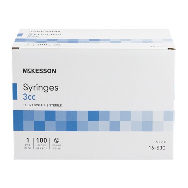 General Purpose Syringe McKesson 3 mL Luer Lock Tip Without Safety ... General Purpose Syringe McKesson 3 mL Luer Lock Tip Without Safety ...